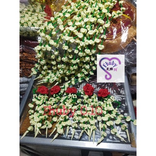 Ronce Melati Mawar Kolong Keris - Aksesoris Bunga/Kembang imitasi Adat ...