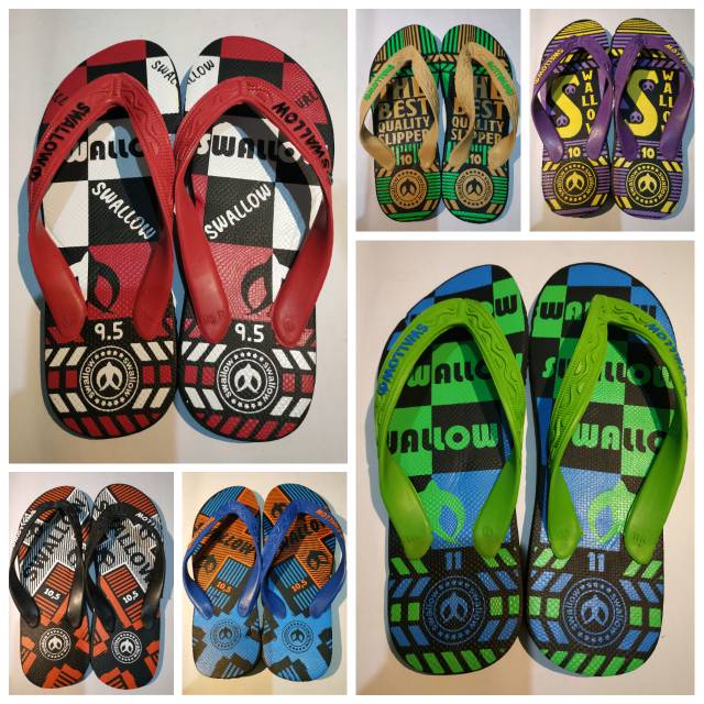 Jual Sendal SWALLOW DISTRO (Bukan Eceran - jual 6 psg/ setengah lusin ...
