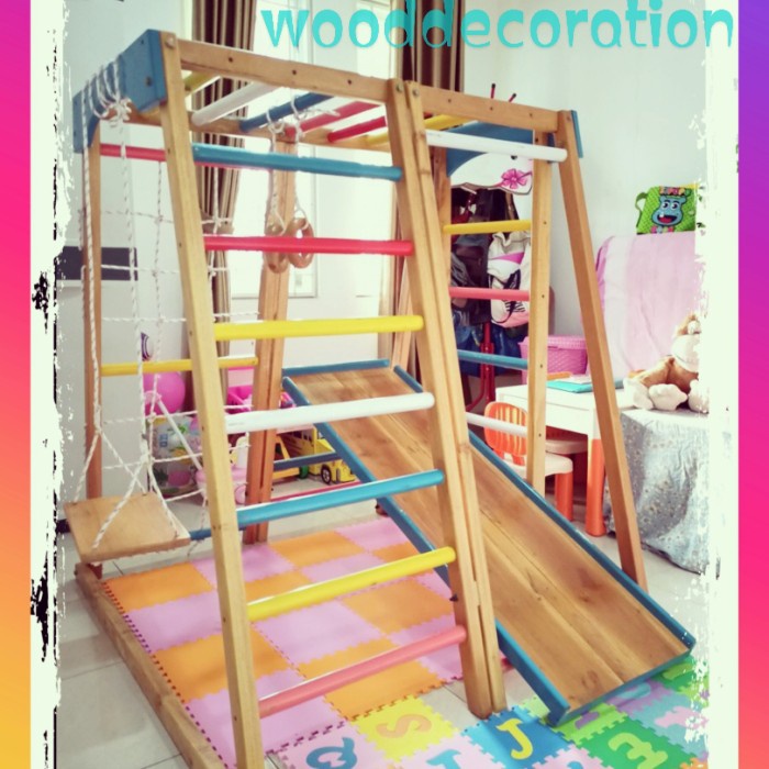 Jual tangga brakiasi mainan anak perosotan fulset size 130x110cm ...
