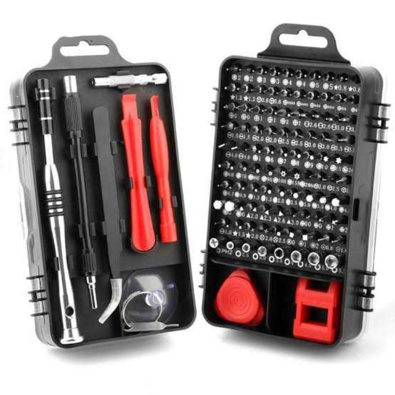 Jual Obeng set 110 in 1 ( TV , MOBILE , COMPUTER ) | Shopee Indonesia