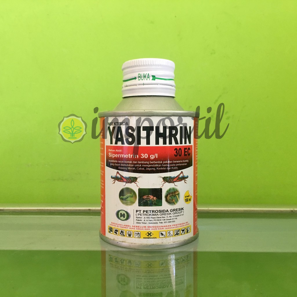 Jual Obat pertanian YASITRIN 100 ml insektisida tanaman Racun Hama ...