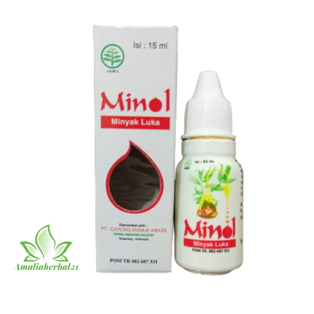 Jual Minol Minyak Luka 15ml | MINOL Obat Mengeringkan Luka 100% ...