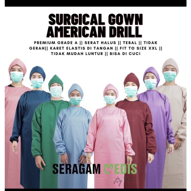 Jual Surgical Gown / Jas Operasi | Shopee Indonesia