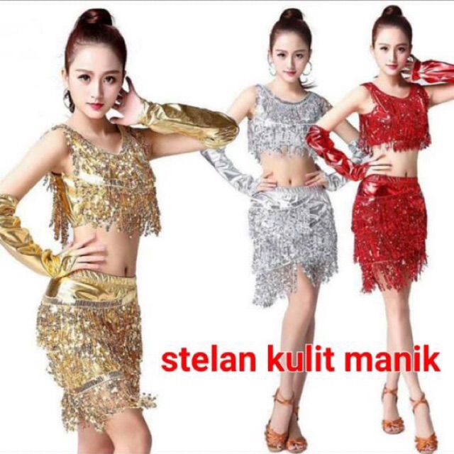 Jual Belly dance 1 swt kostum tari salsa dansa halloween india senam ...