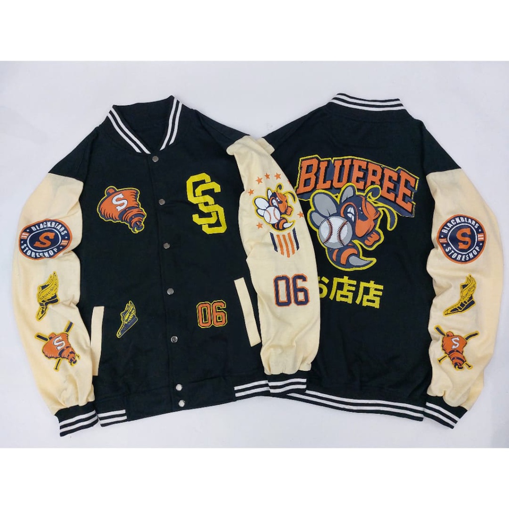 Jual Varsity Jacket Basseball Pria Wanita Store Shop | Shopee Indonesia