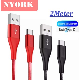 Jual Kabel Tipe C 2M - Cable Data Type C 2 Meter - Kabel Casan Charger ...