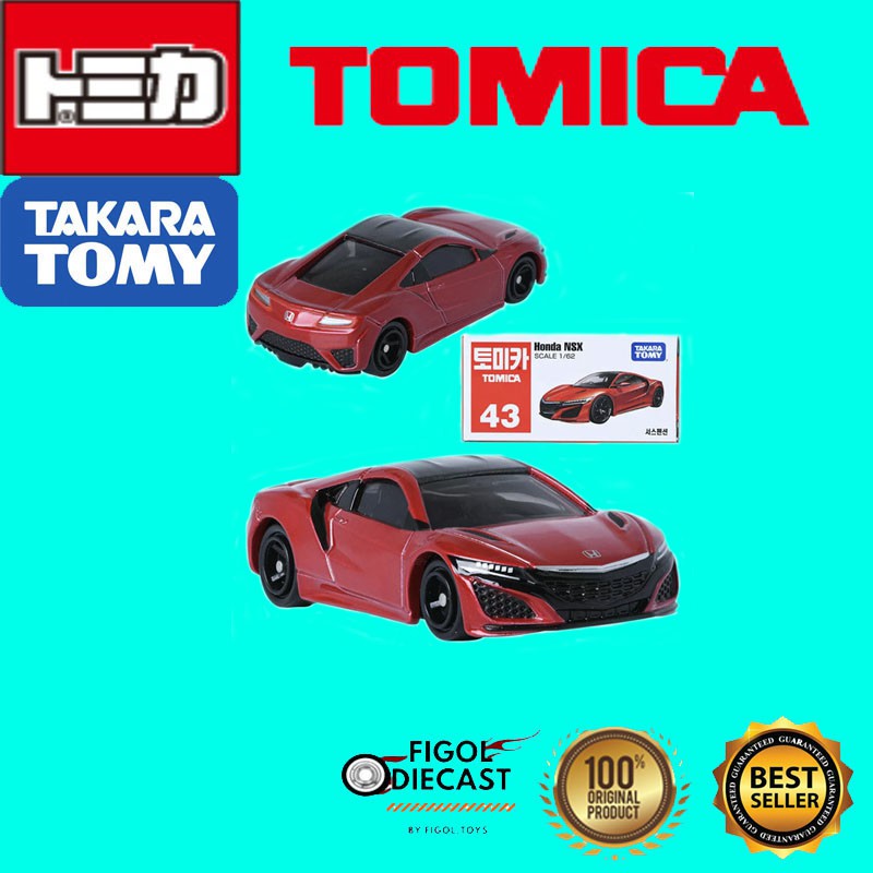 Jual Honda NSX (Red) No 43 Tomica Reguler Takara Tomy Indonesia|Shopee Indonesia