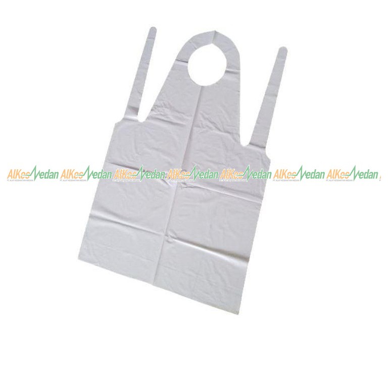 Jual APRON PLASTIK ONEMED DISPOSABLE 10PCS/PACK CELEMEK PLASTIK MEDIS ...