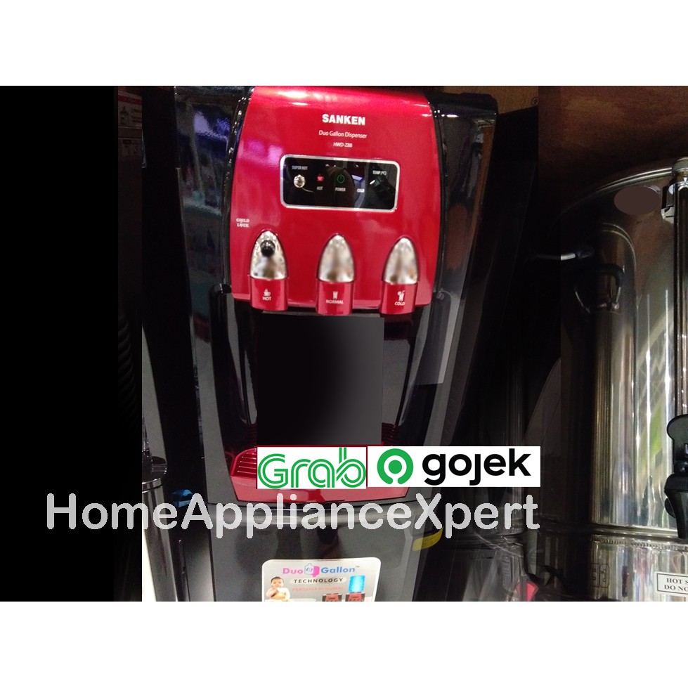 Jual Sanken Dispenser Berdiri Standing Z88 Duo Galon Atas Bawah Hitam ...
