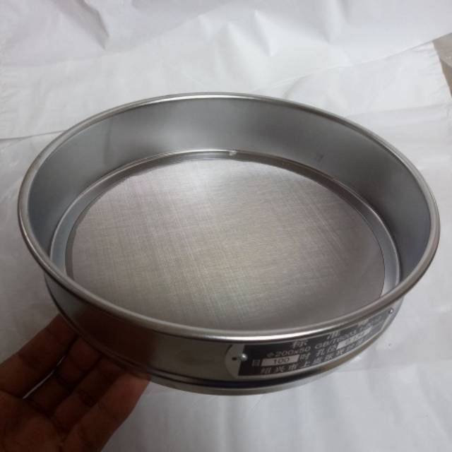 Jual Mesh 100 SIEVE AYAKAN STAINLESS STEEL 8" | Shopee Indonesia