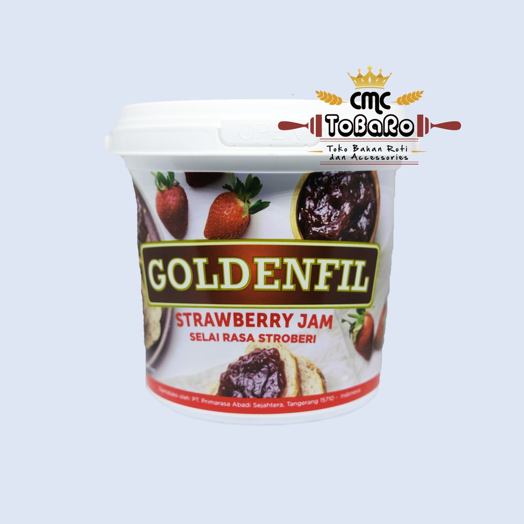 Jual Selai Strawberry Goldenfil 1 Kg | Shopee Indonesia