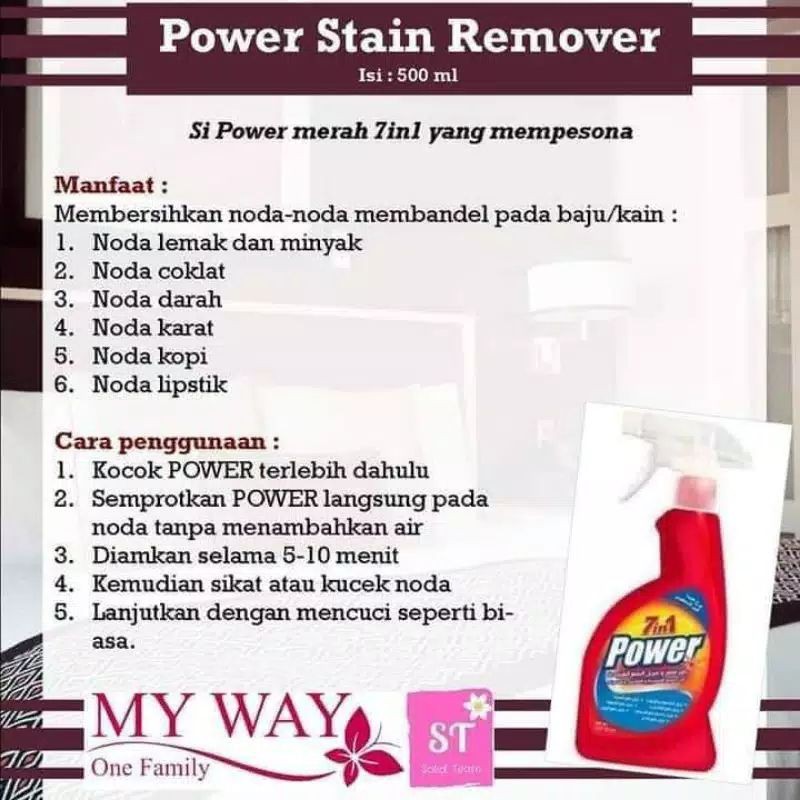 Jual POWER MERAH PEMBERSIH NODA MEMBNDEL PADA KAIN | Shopee Indonesia