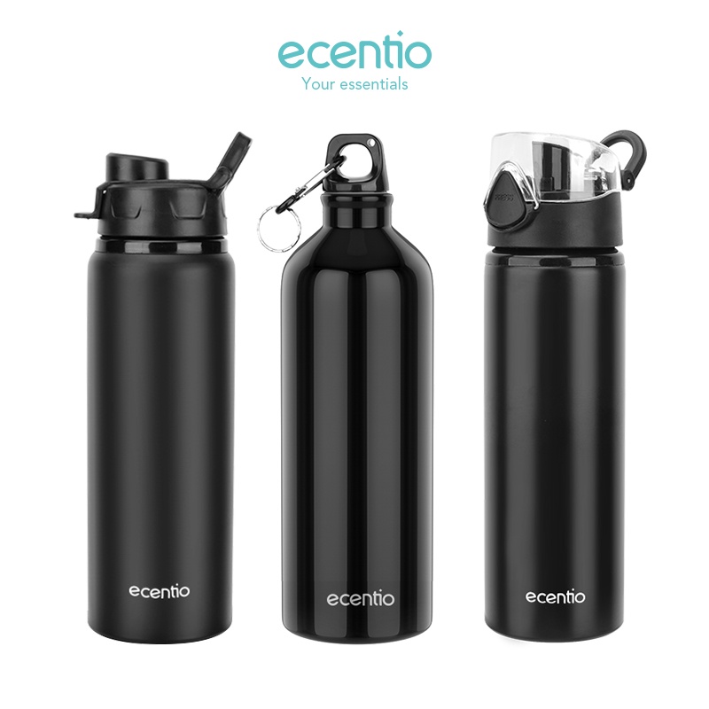 Jual ecentio botol air minum tumbler sport botol aesthetic bpa free ...