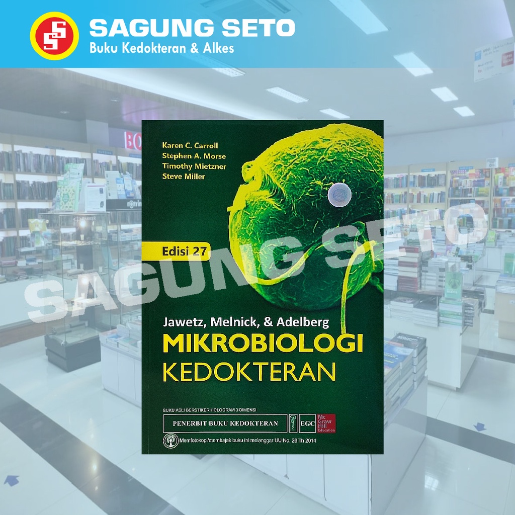 Jual MIKROBIOLOGI KEDOKTERAN EDISI 27 - JAWETZ / MIKRO | Shopee Indonesia Jual MIKROBIOLOGI KEDOKTERAN EDISI 27 - JAWETZ / MIKRO | Shopee Indonesia