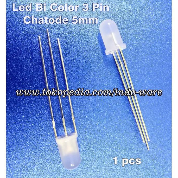 Jual Led Bi Color 3 Pin Com Chatode 3Mm Merah Hijau Bicolor 3Pin 3Mm ...