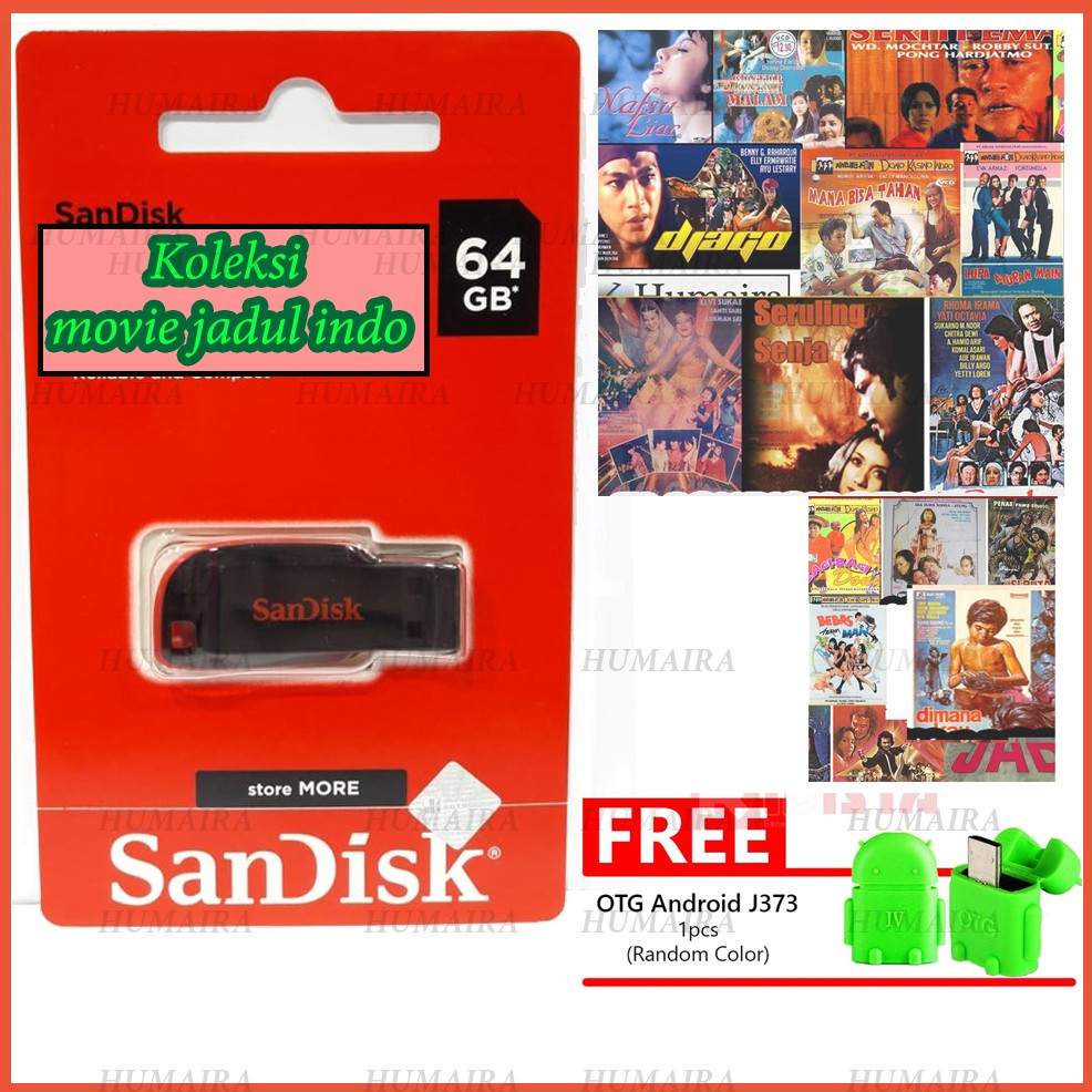 Jual flashdisk 64gb plush film jadul film lawas | Shopee Indonesia