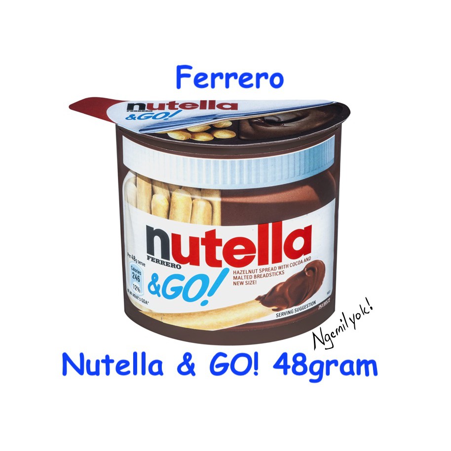 Jual Nutella & Go! Nutella Go Nutella and Go 48gram | Shopee Indonesia