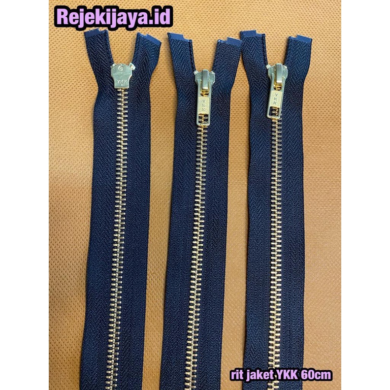 Jual RESLETING JAKET 60 cm YKK GIGI BESI / RESLETING JAKET GIGI BESI YKK 60 cm / RIT JAKET YKK ...