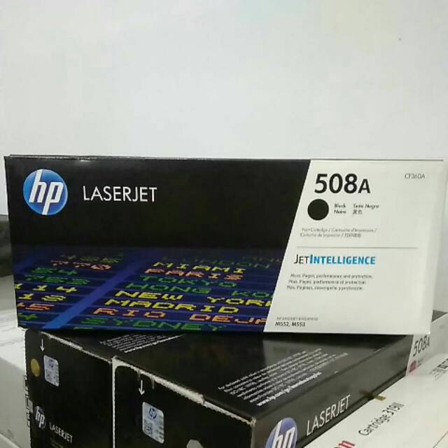 Jual Toner HP Laserjet 508A [CF360A] M552,M553 - Black - Original ...