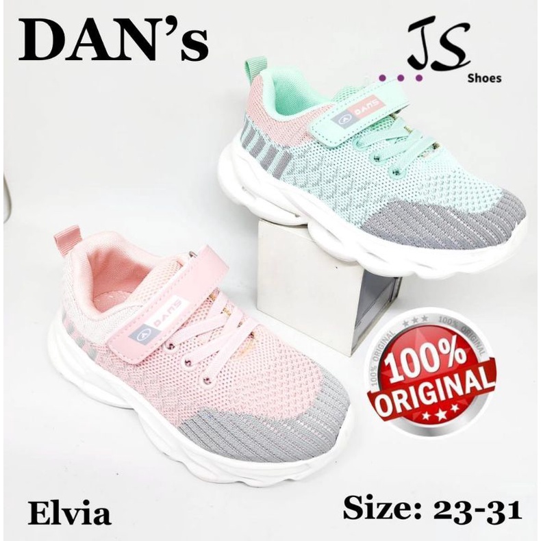 Jual DANS ELVIA - SEPATU SNEAKERS LAMPU ANAK CEWEK MERK DANS ORIGINAL ...