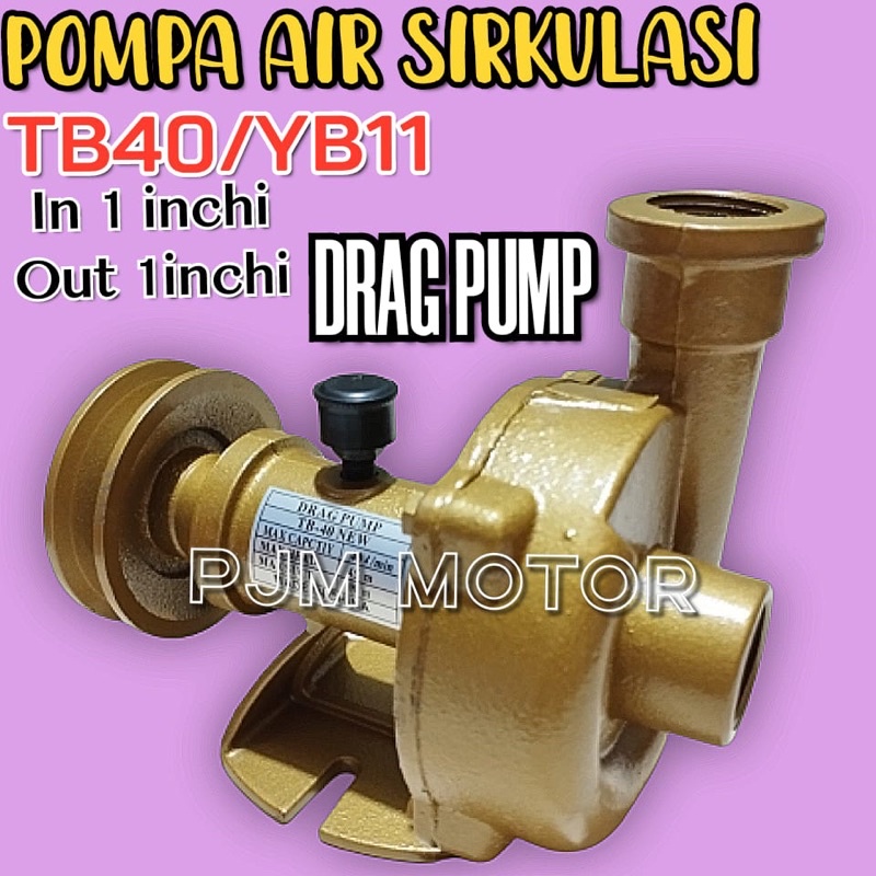 Jual TB40 Pompa sirkulasi drag pump waterpump 1 inci YB11 pompa keong ...