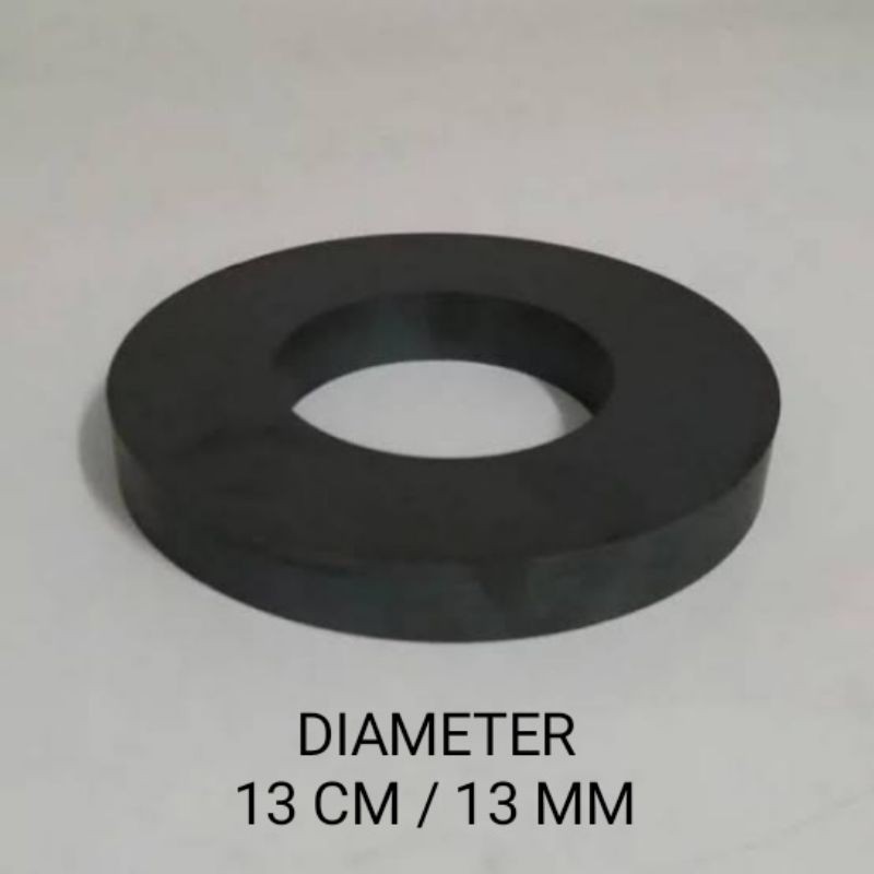 Jual Magnet/besi berani FERRITE model bulat magnet speaker 130 mm 13 cm ...
