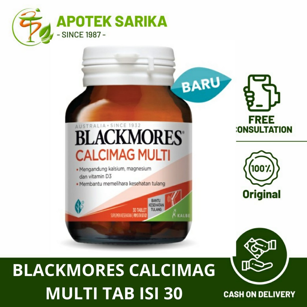 Jual Blackmores calcimag multi isi 30 tablet (memelihara kesehatan ...