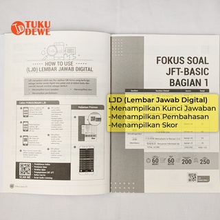 Jual Buku JFT Uji Kompetensi Bahasa Jepang - JFT Fokus Soal Basic A2 ...