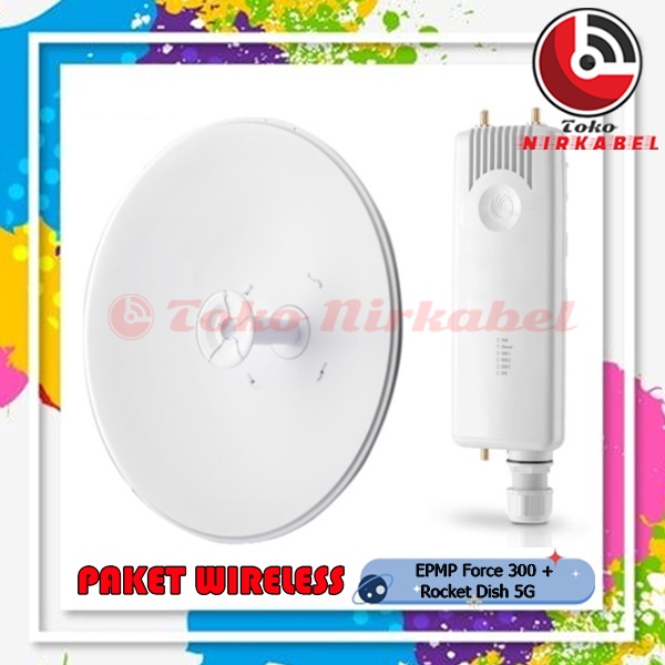 Jual Cambium Networks ePMP Force 300 + UBNT Rocket Dish 5G 30dbi LW ...