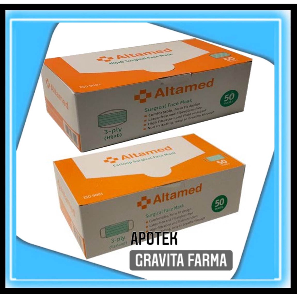 Jual Masker Medis Altamed isi 50 pcs | Shopee Indonesia