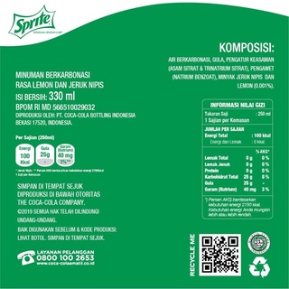 Jual "BIG SALE" SPRITE Soft Drink Minuman Bersoda kemasan kaleng 250ml ...