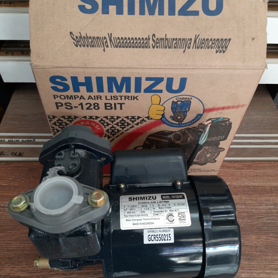 Jual SHIMIZU PS 128 BIT POMPA AIR SUMUR 9M SHIMIZU PS 128 BIT | Shopee ...