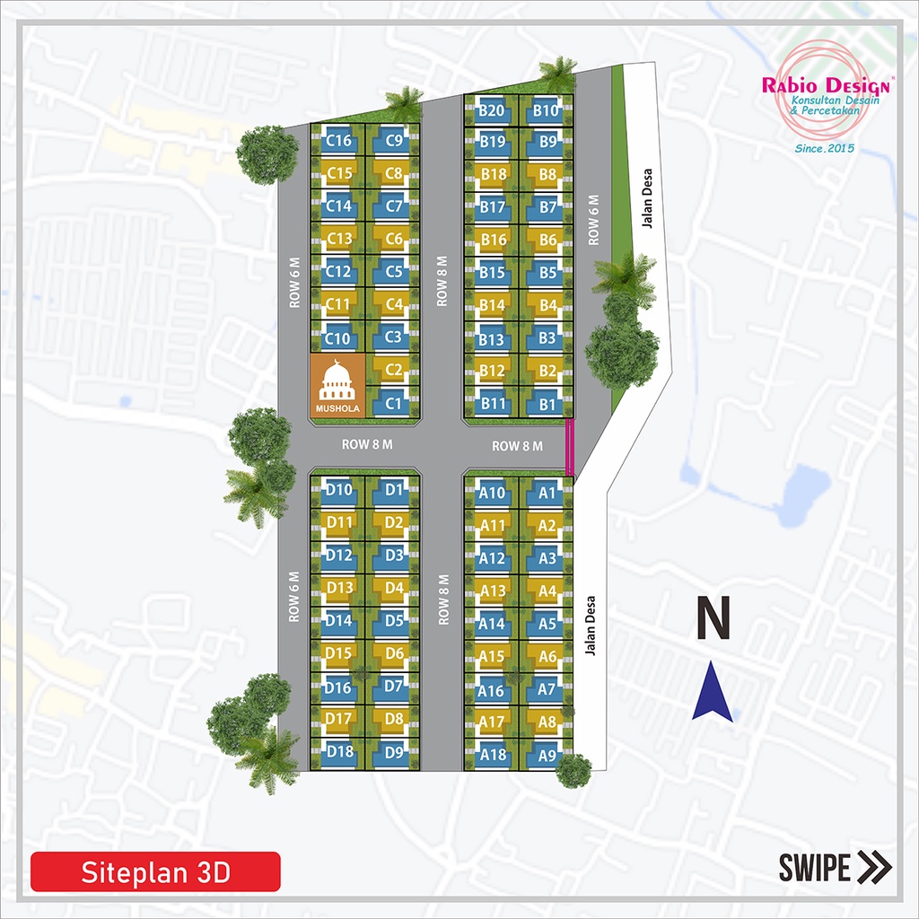 Jual Jasa Desain Siteplan Perumahan, Fasad, Denah dan Flyer | Shopee ...