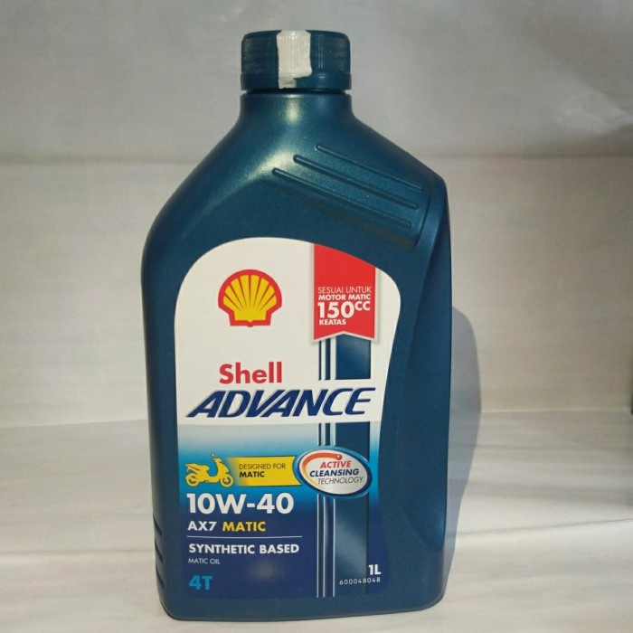 Jual Oli Mesin Shell Advance Ax7 Matic 10w-40 1Liter | Shopee Indonesia