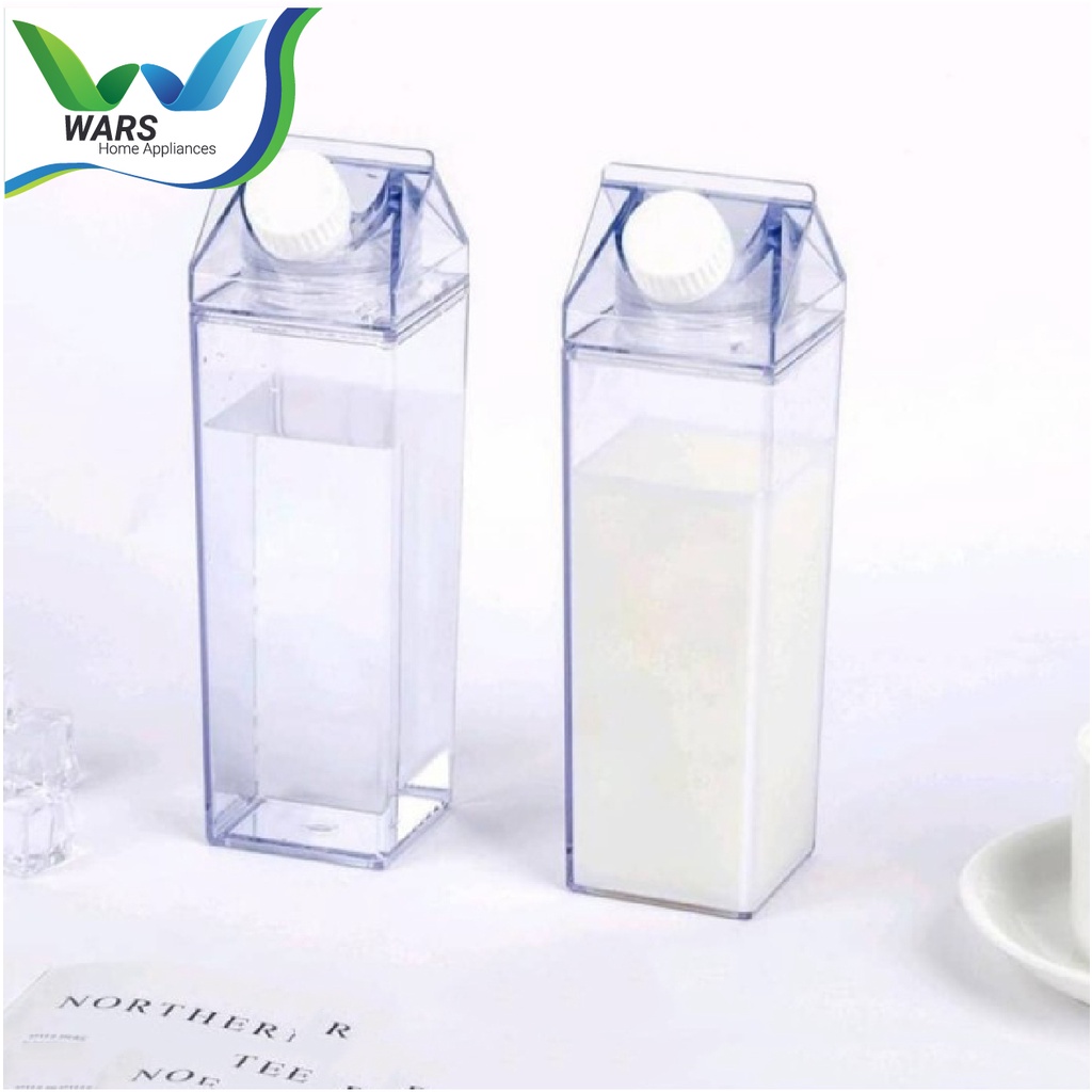 Jual WARS Botol Minum Kotak Susu - Karton Jus Polos/Motif 500/1000 ml ...