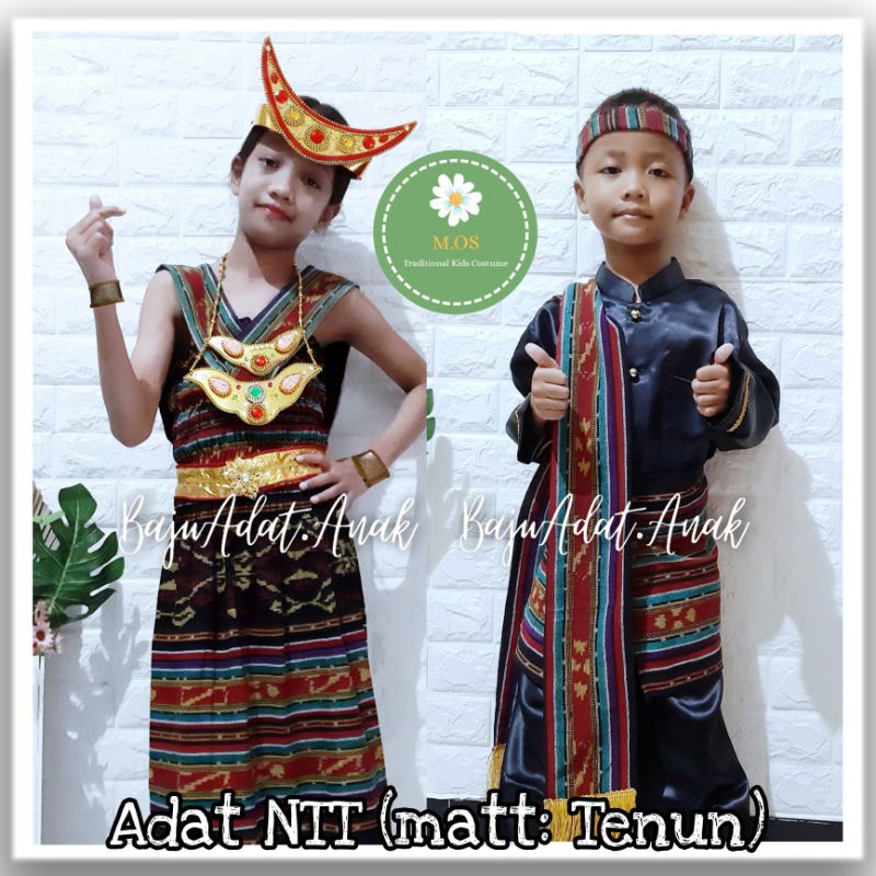 Jual Baju Adat NTT Anak | Pakaian Tradisional NTT Flores | Shopee Indonesia