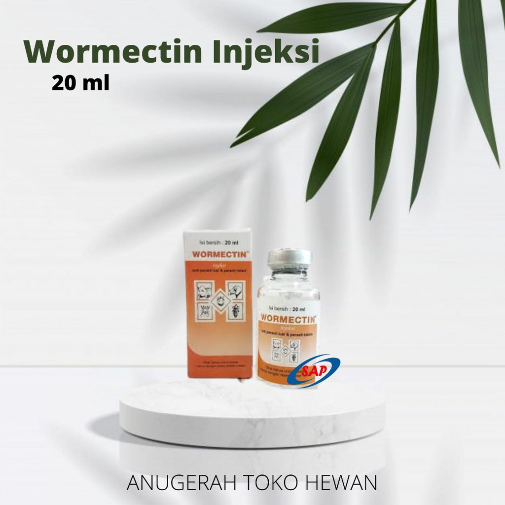 Jual Wormectin Injeksi 20ml - Obat Scabies, Parasit Luar dan Dalam ...