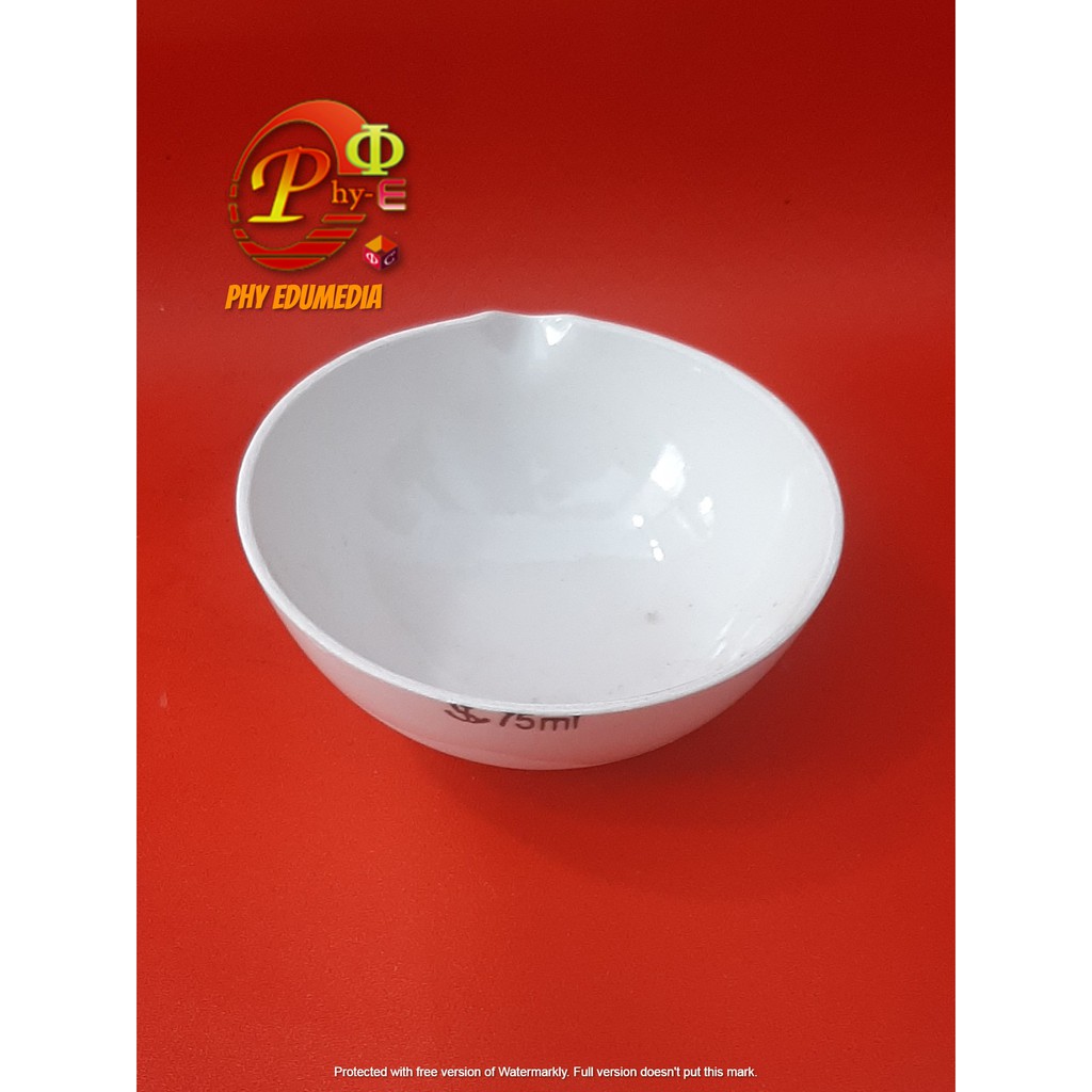 Jual Cawan Uap 75ml / Cawan Penguap 75ml / Cawan Porselin 75ml / Cawan ...