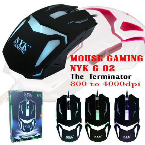 Jual Mouse NYK Gaming G02 | Shopee Indonesia