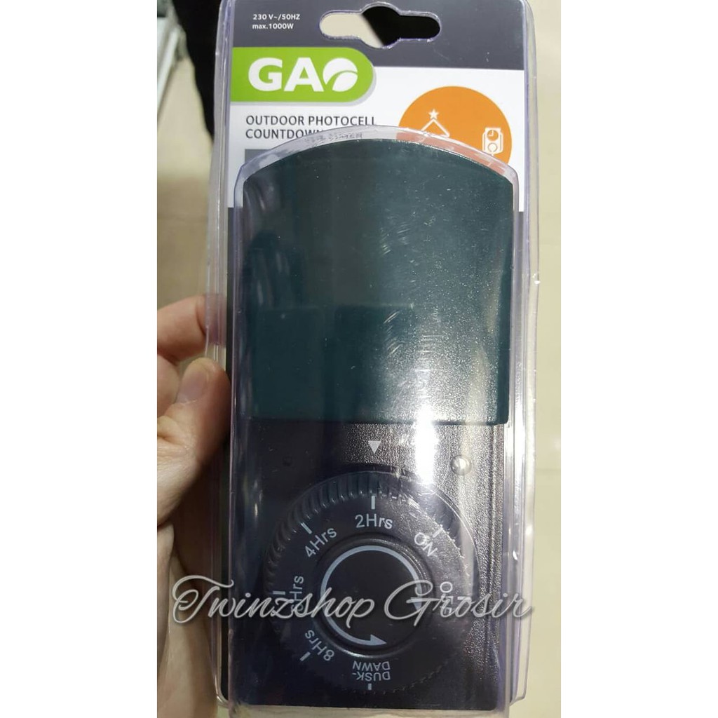 Jual Alat Pengatur waktu Sensor Cahaya/ outdoor photocell countdown ...