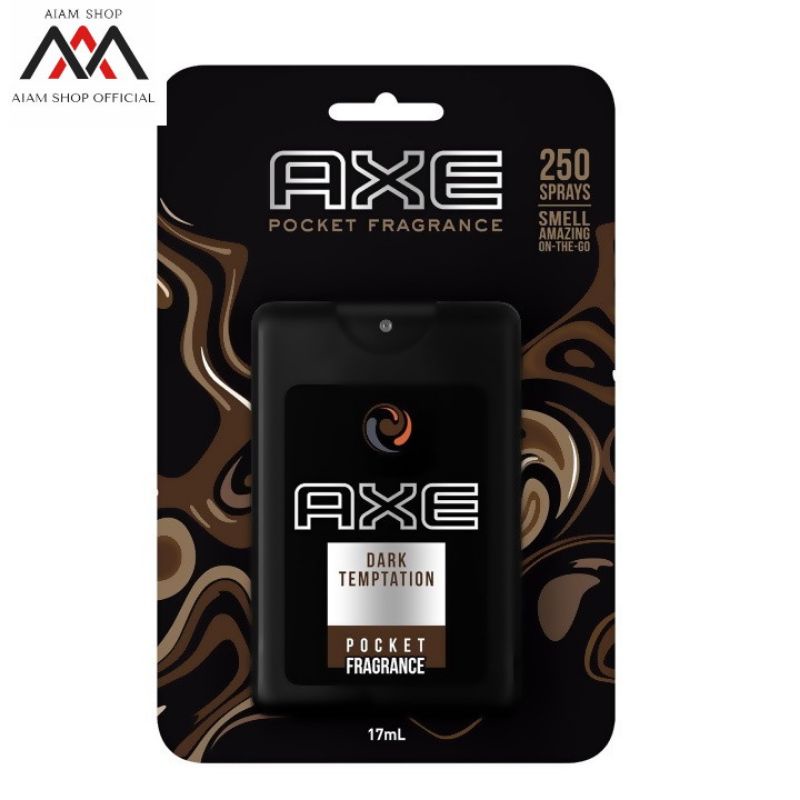 Jual Axe Parfum Saku Dark Pocket Kemasan Terbaru (250 x SEMPROT) - 17ml | Shopee Indonesia