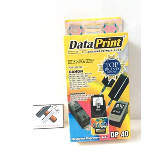 Jual REFILL KIT TINTA SUNTIK CANON BLACK HITAM INKJET ALL DATA PRINT DP ...