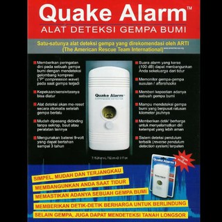 Alarm Gempa Sensor Gempa - Quake Alarm - Original US - Product Patent ...