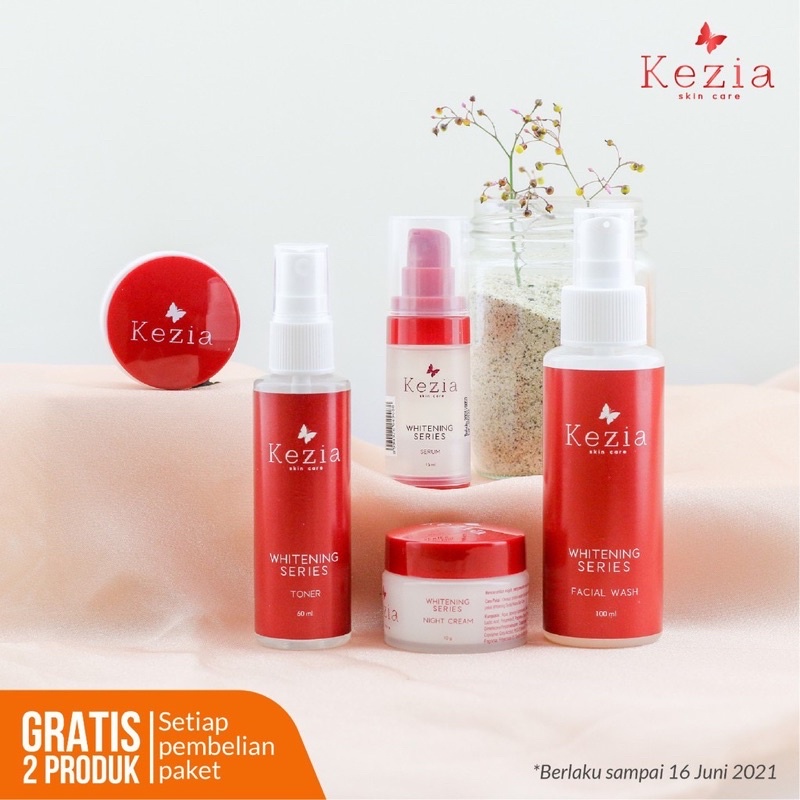 Jual kezia Skin Whitening Series Package / Paket Pencerah Wajah | Shopee Indonesia