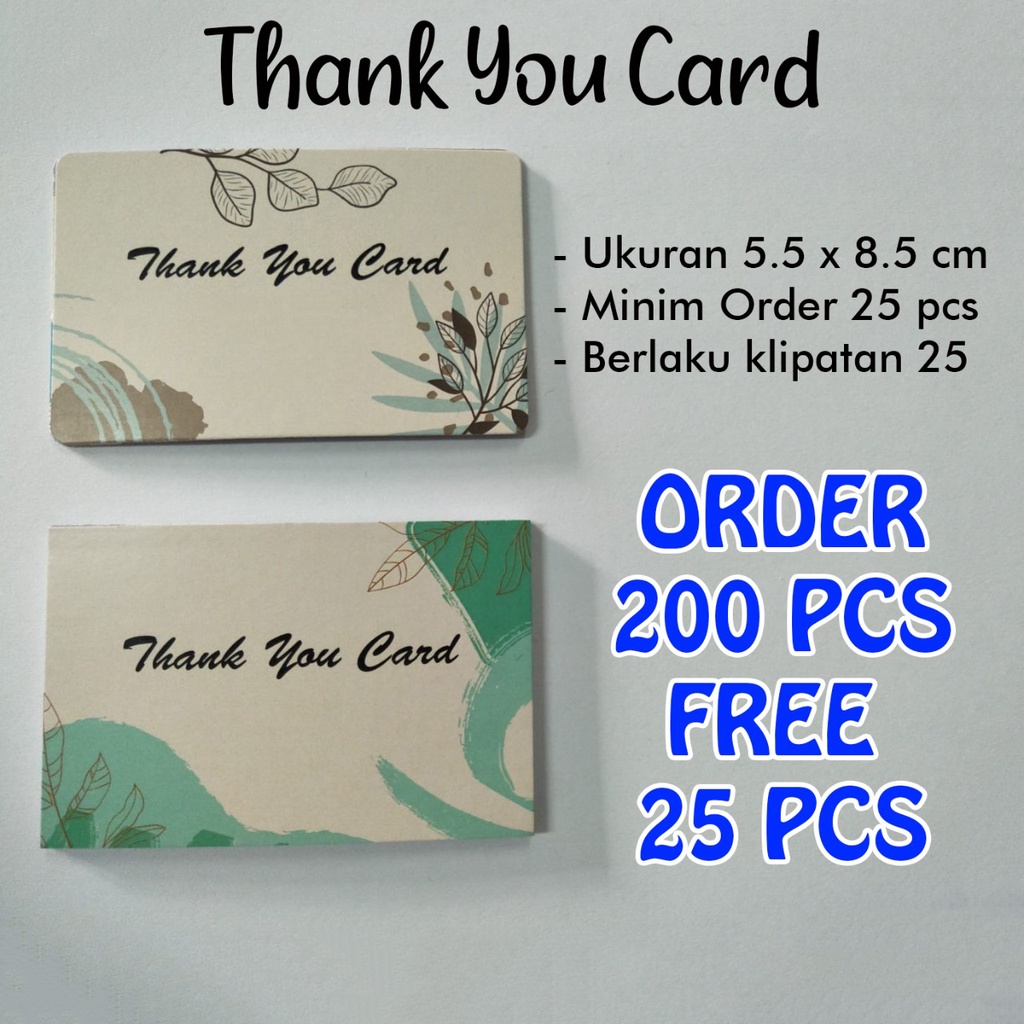 Jual KARTU UCAPAN TERIMA KASIH CUSTOM Indonesia|Shopee Indonesia Jual KARTU UCAPAN TERIMA KASIH CUSTOM Indonesia|Shopee Indonesia