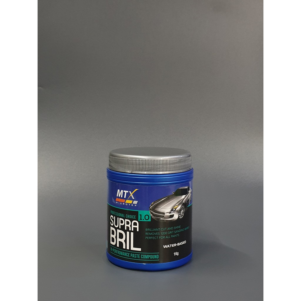 Jual MICROTEX SUPRA BRILL1KG PREMIUM HEAVY RUBBING COMPOUND | Shopee ...