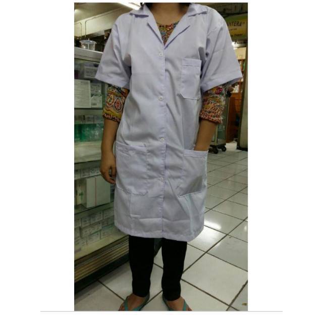 Jual Termurah - Baju Laboratorium - Jas Lab Lengan Pendek - Seragam ...