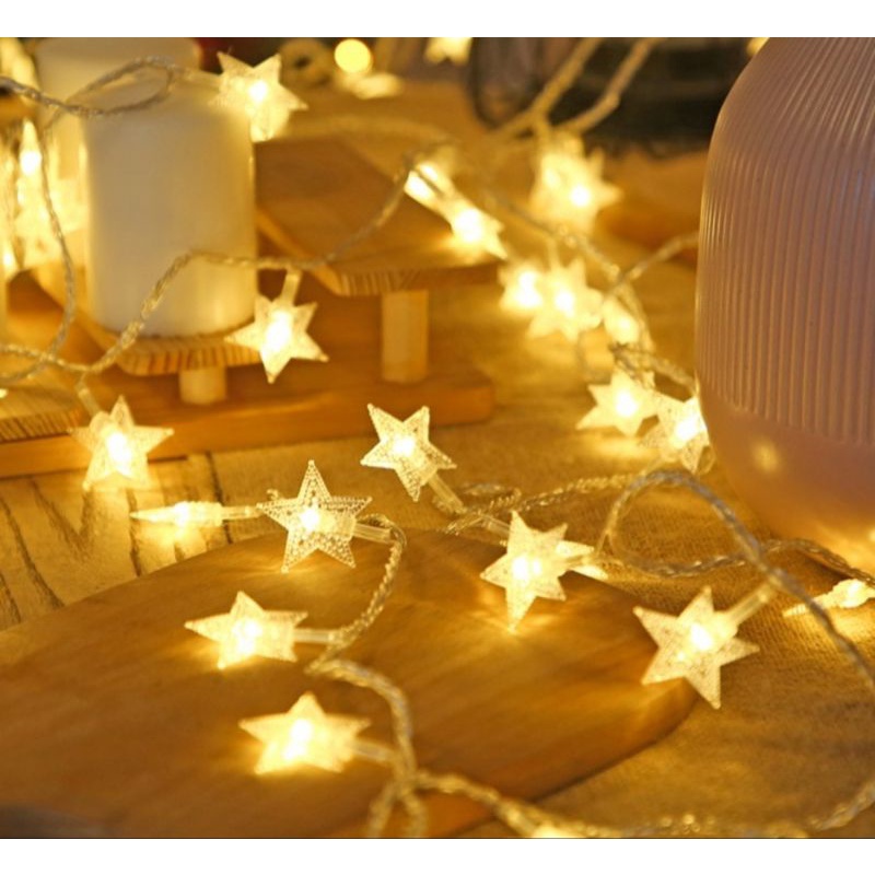 Jual Lampu Natal BINTANG Rainbow 10 meter No Dus - Lampu Hias & Dekor ...