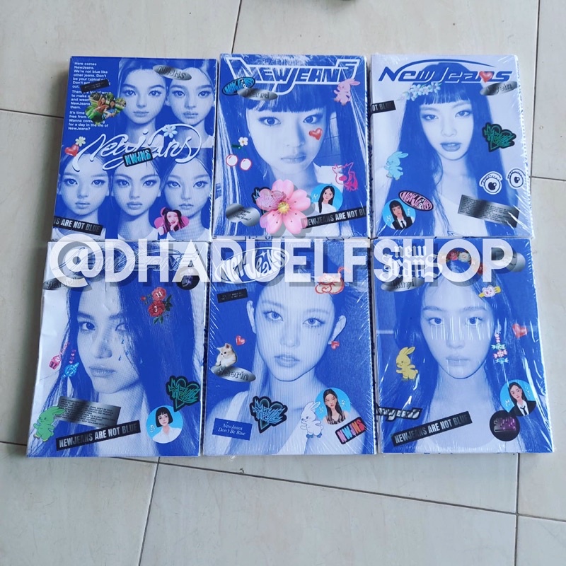 Jual NEW JEANS ALBUM 1st EP 'Newjeans' (BLUEBOOK Ver.) blue book | Shopee Indonesia