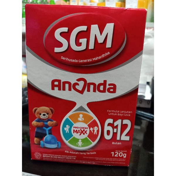 Jual SGM ananda 2 usia 6-12 bulan 120 gr Indonesia|Shopee Indonesia
